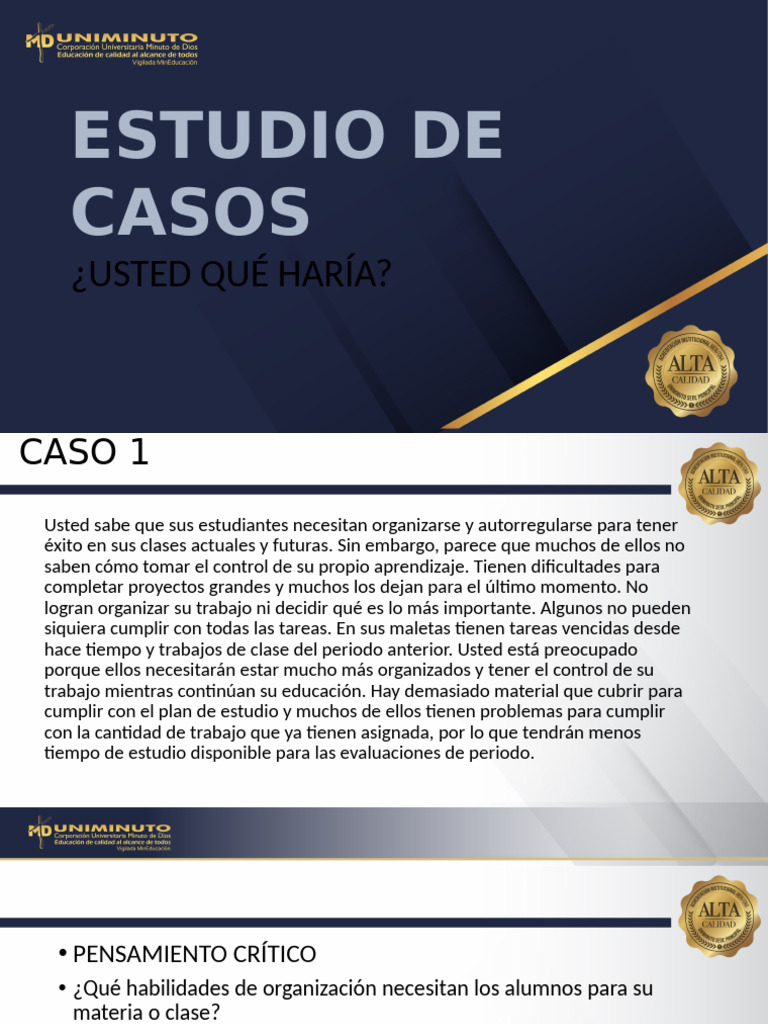 Estudio de Casos | PDF
