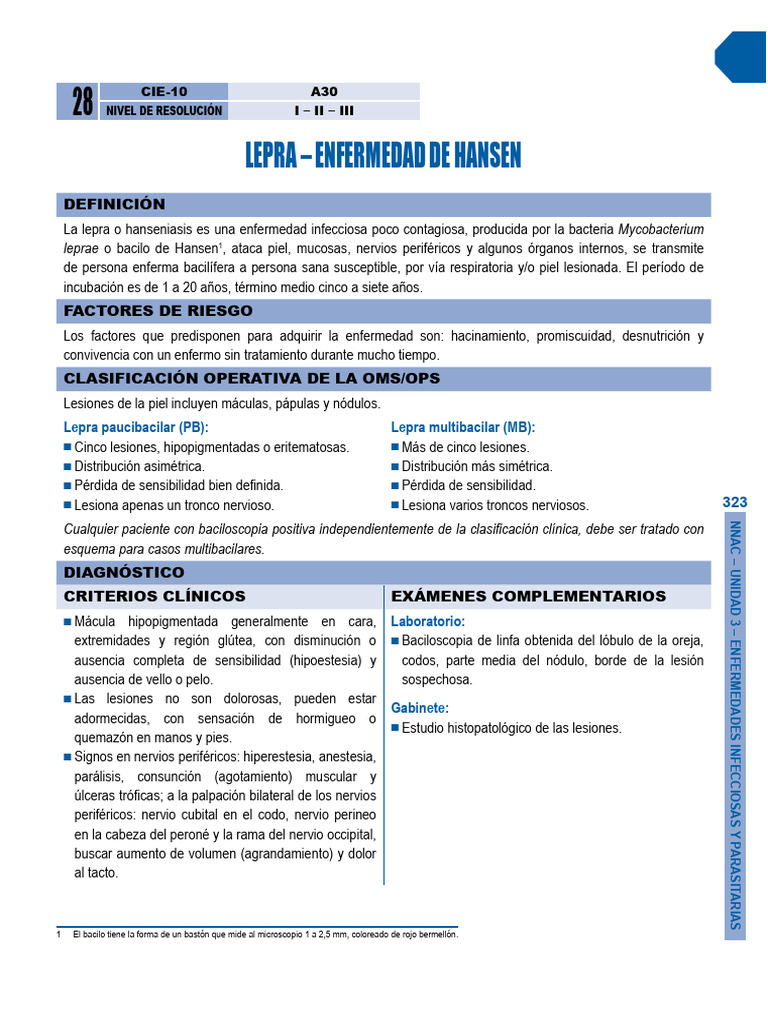 LEPRA Enf. Hansen NNAC 2012 | PDF