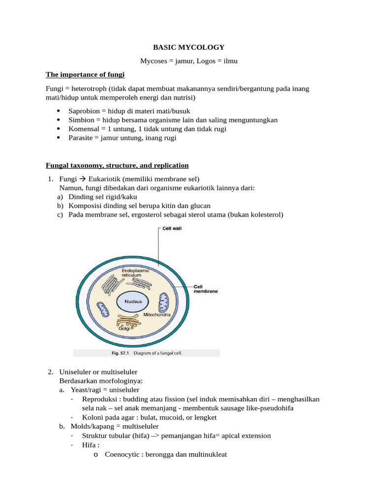 Basic Mycology | PDF