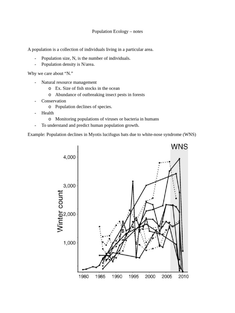 BIO 120 - Population Ecology | PDF
