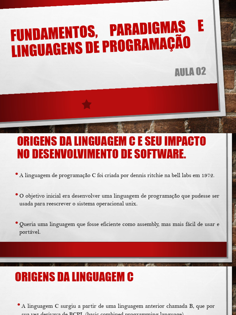 Aula 02 - Fundamentos | PDF