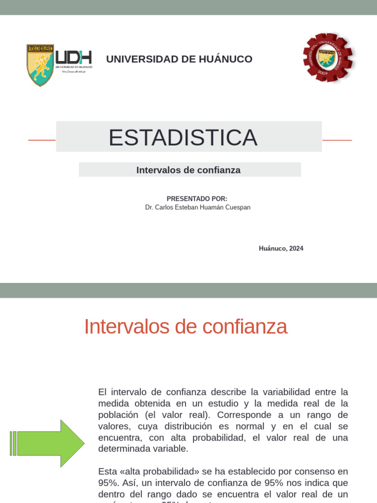 Estadistica II - Clase 5 - Intervalos de Confianza | PDF