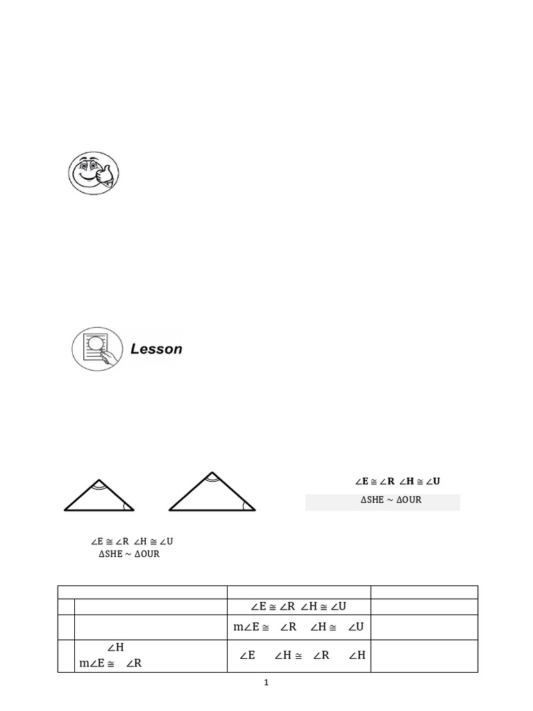LAS Math-9 - Q3 Wk6 Triangle-Similarity-Theorem | PDF