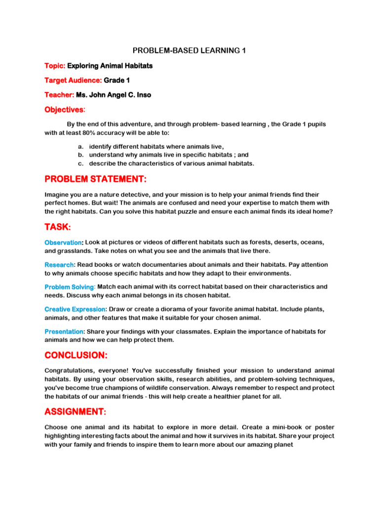 Problem Statement:: Objectives | PDF