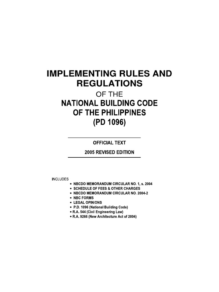 Irr of PD 1096 | PDF