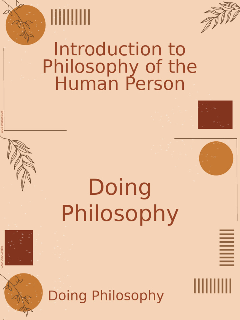 Lesson 3 Doing Philosophy | PDF