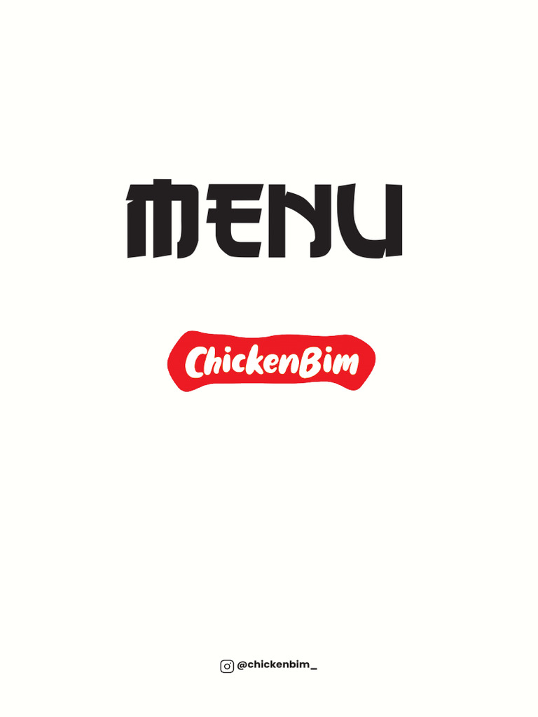 Menu Chickenbim 2023 | PDF