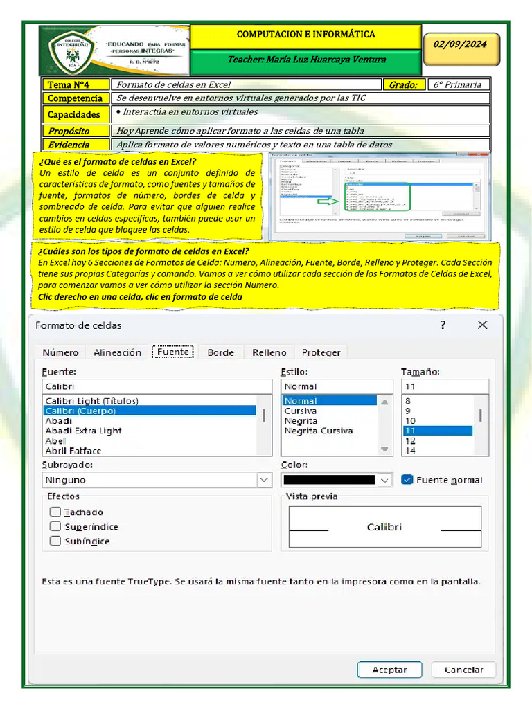 Septiembre 02 Ficha 6° Pri | PDF