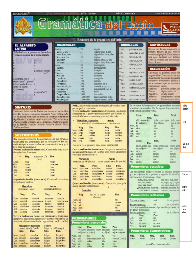 Gramática Latina | PDF