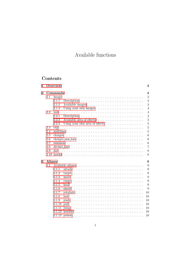 Sleeping Dragon - Available - Functions | PDF