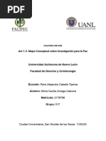 GI - Act 1.3 Mapa Conceptial Sobre La Investigación para La Paz | PDF | Paz | Pacifismo