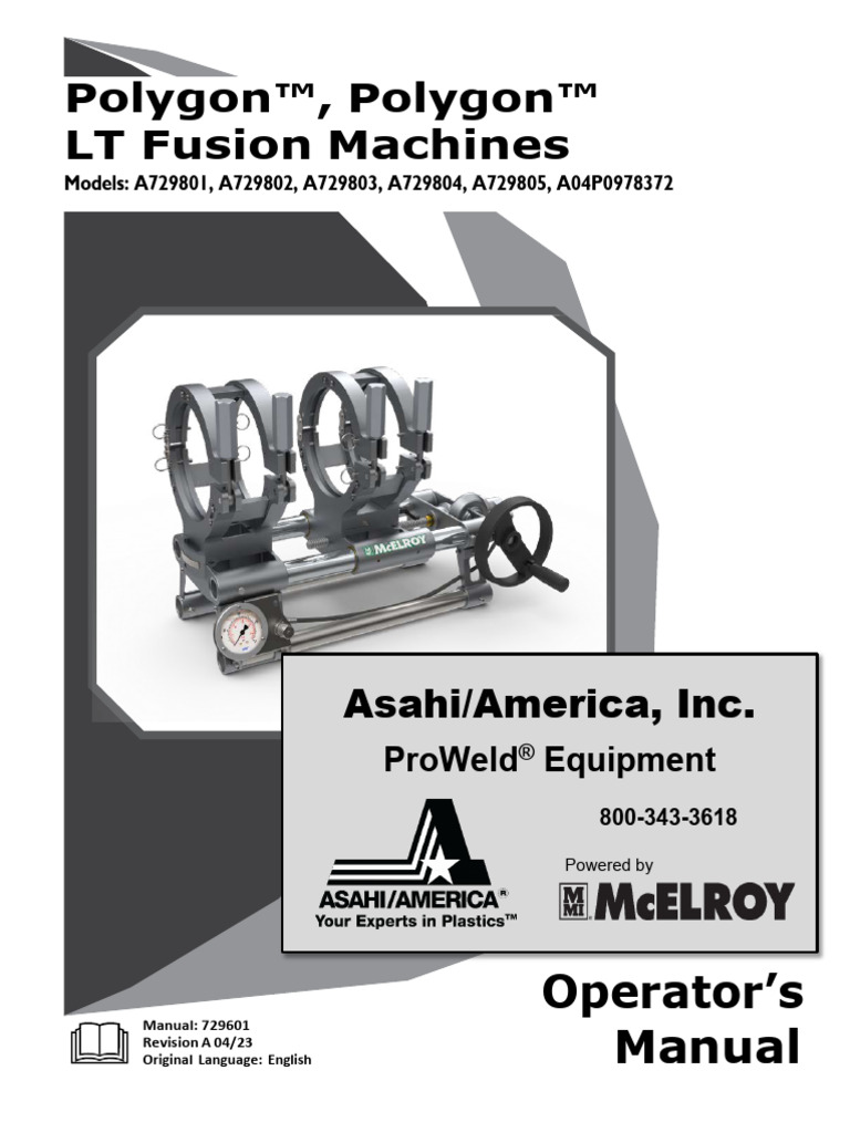 Maxiplast Polygon Miniplast Polygon LT Manual | PDF