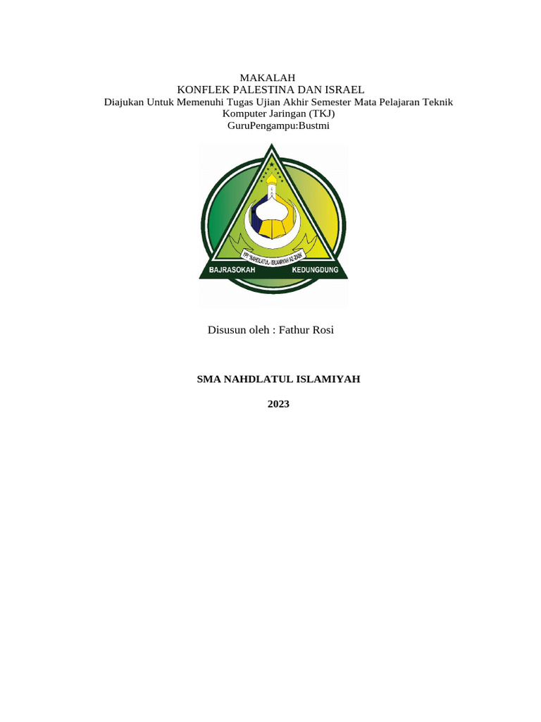 Makalah UAS LLI Rai Didin Islamuddin 1193030082 | PDF