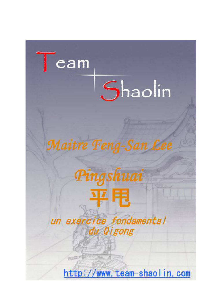 Livre - Sifu Feng-San Lee - Ping Shuai. (Arts Martiaux - Wing Chun ...