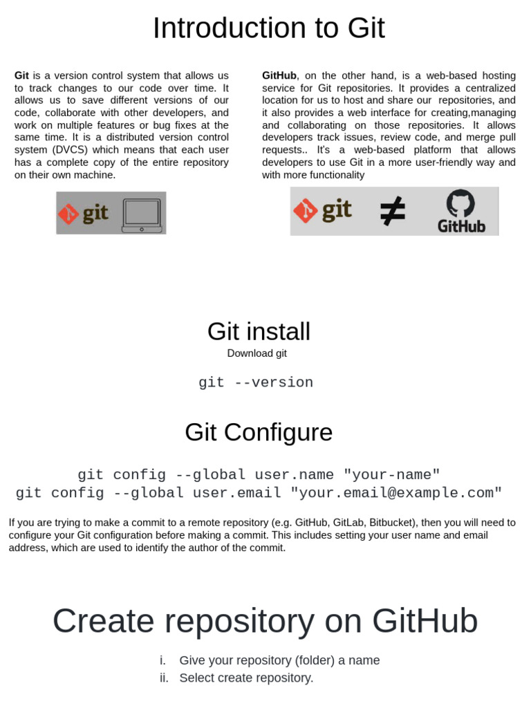 Git Basics: Version Control Guide | PDF | Version Control | System Software