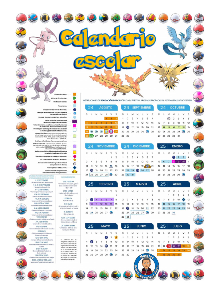 Calendario Pokemon | PDF