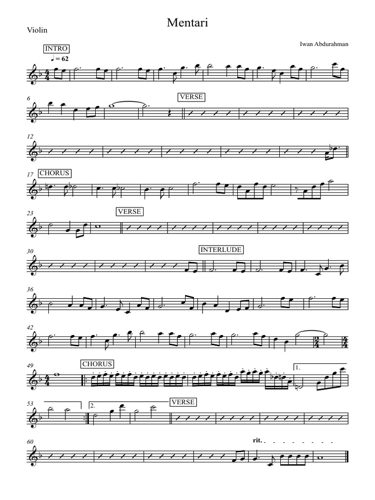 Mentari - Iwan Abdurahman | PDF