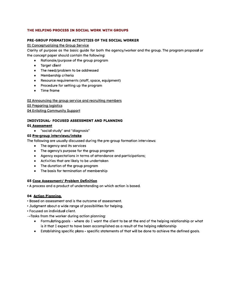 Helping Process | PDF