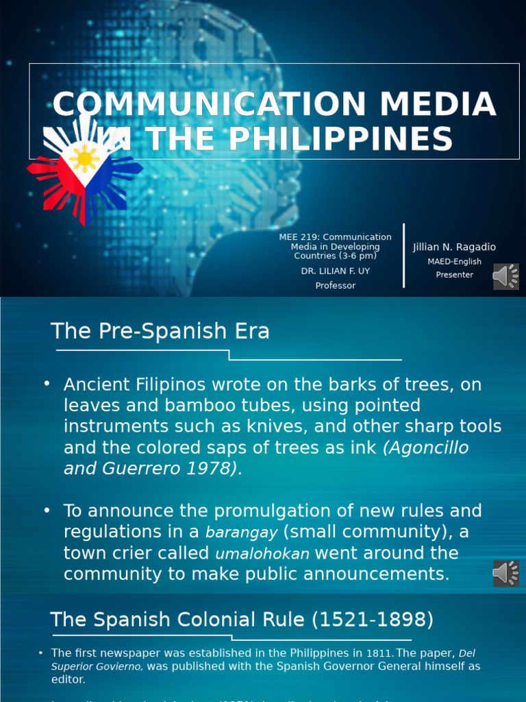 Communication Media in The Philippines | PDF