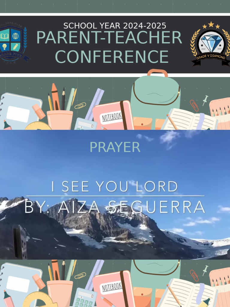 Parent Teacher Conference Education Presentation | PDF