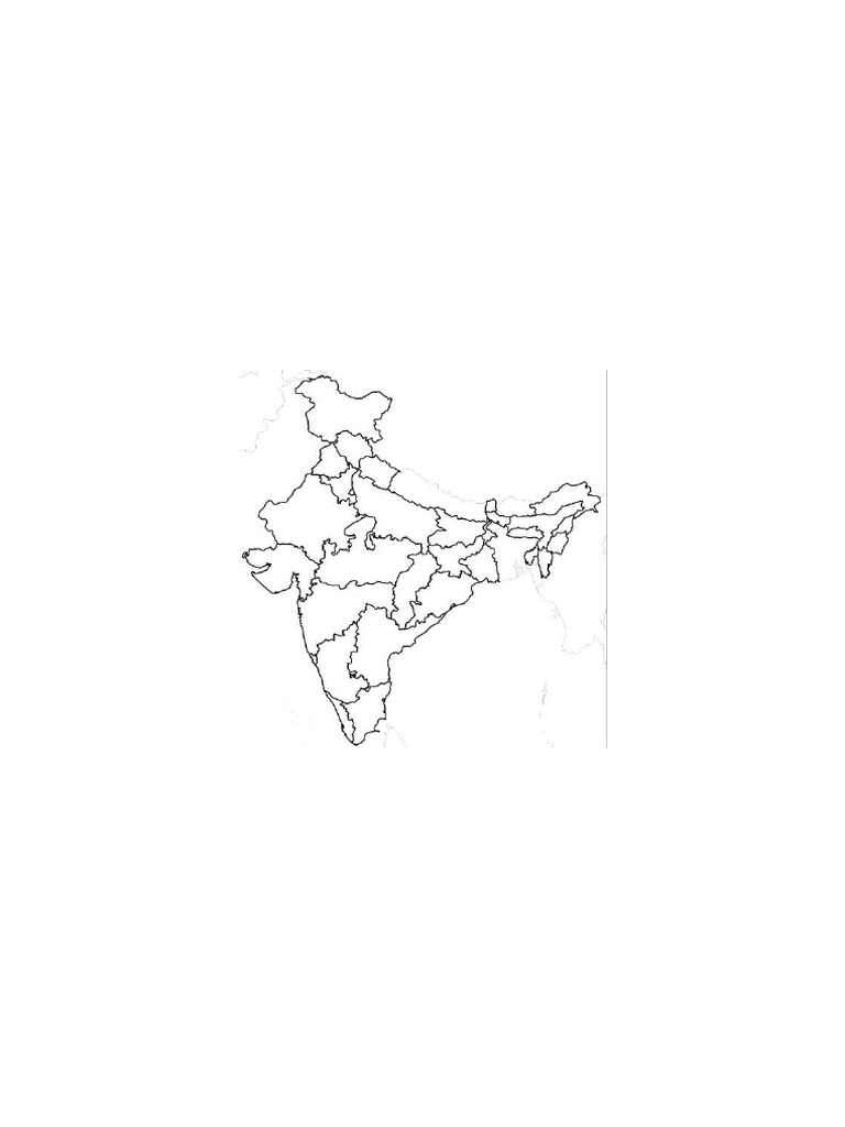 India Map Outline | PDF