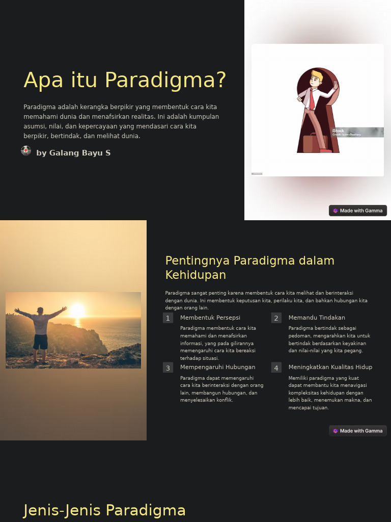 Apa Itu Paradigma | PDF