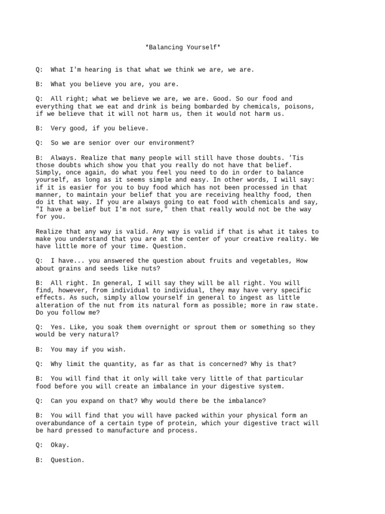 BASHAR - Balancing - Yourself | PDF