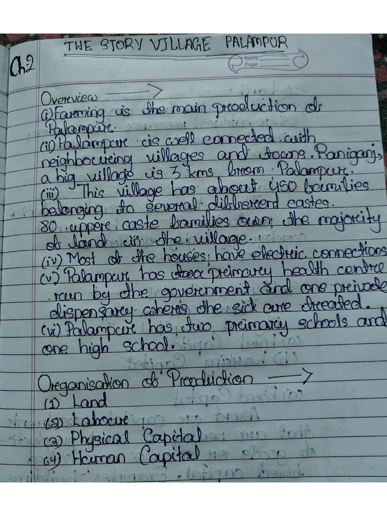 Class 9 Economics ch-1 Notes | PDF