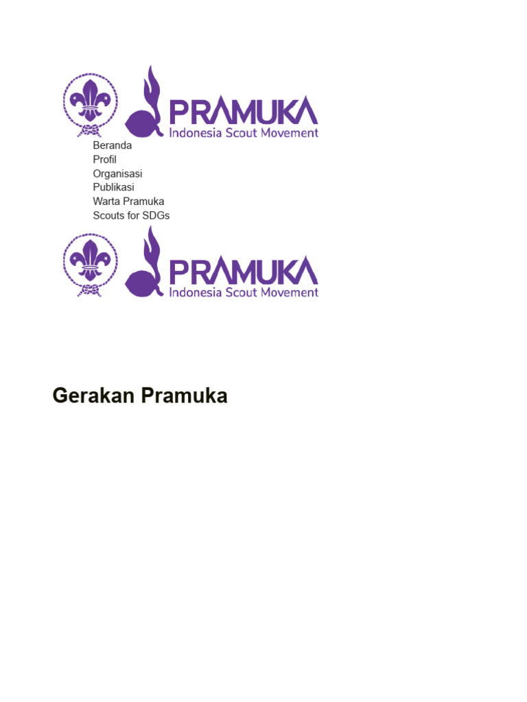 Pramuka Itu | PDF