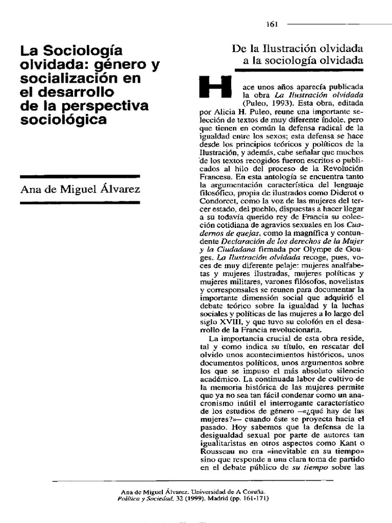 Miguel Alvarez, Ana. 1999 | PDF