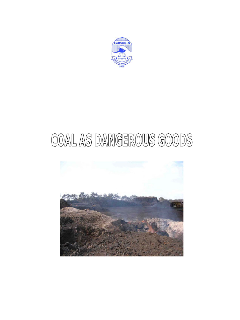 Coal As Dangerous Goods | PDF
