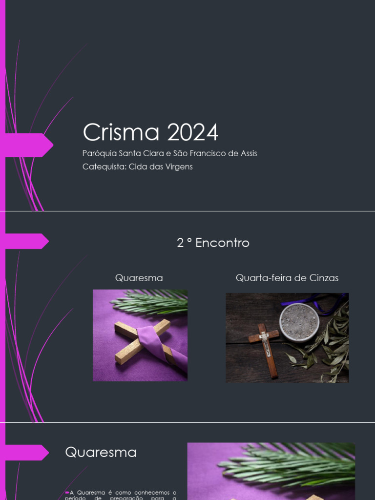 Crisma 2024 Quaresma | PDF