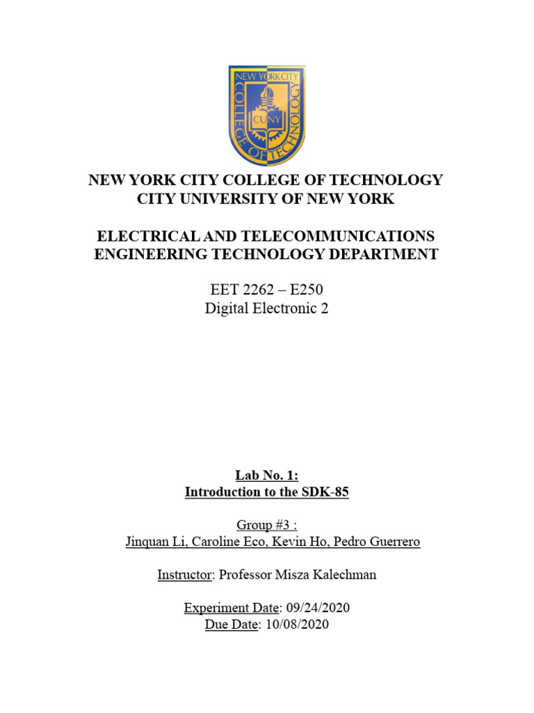 EET 2262 Squad 3 Lab 1 PDF | PDF | Assembly Language | Computer Program