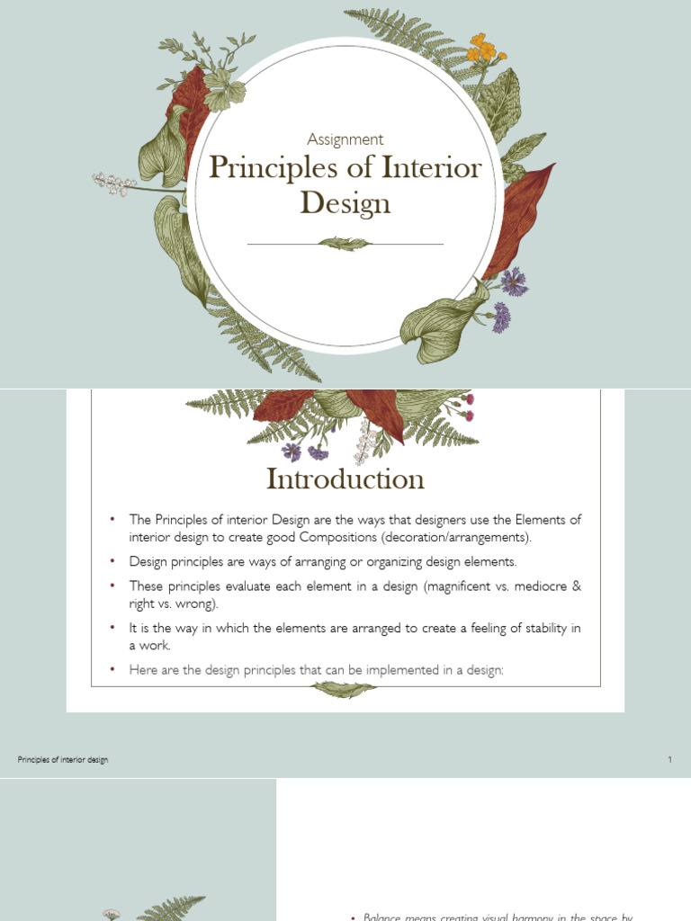 Principles of Interior Design | PDF