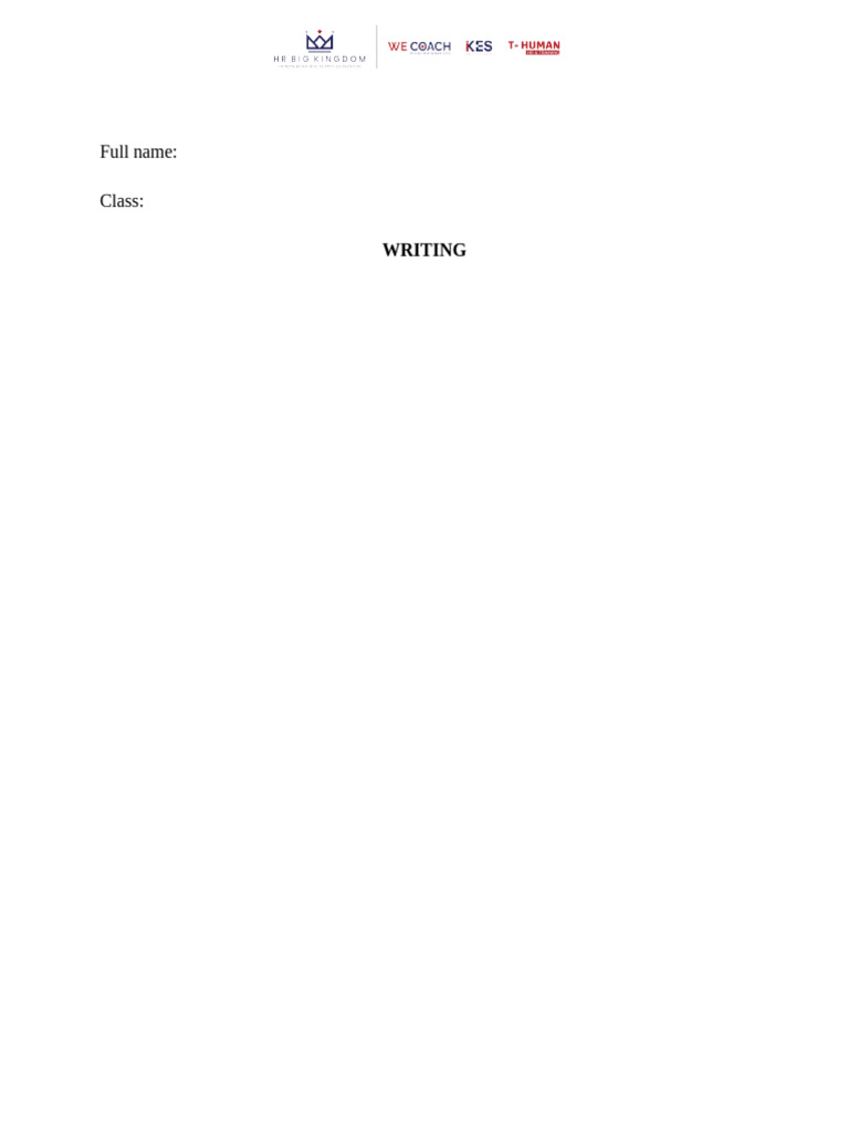 Writing Answer Sheet | PDF