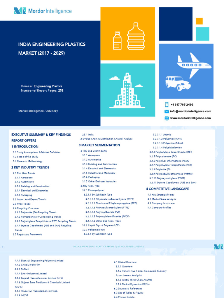 India Engineering Plastics Market 1708342971777 | PDF | Plastic | Poly ...