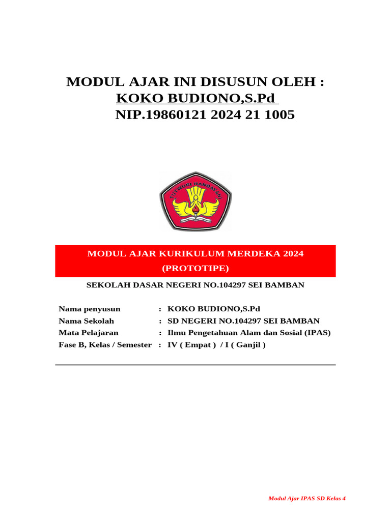Modul Ipas KLS 4 | PDF