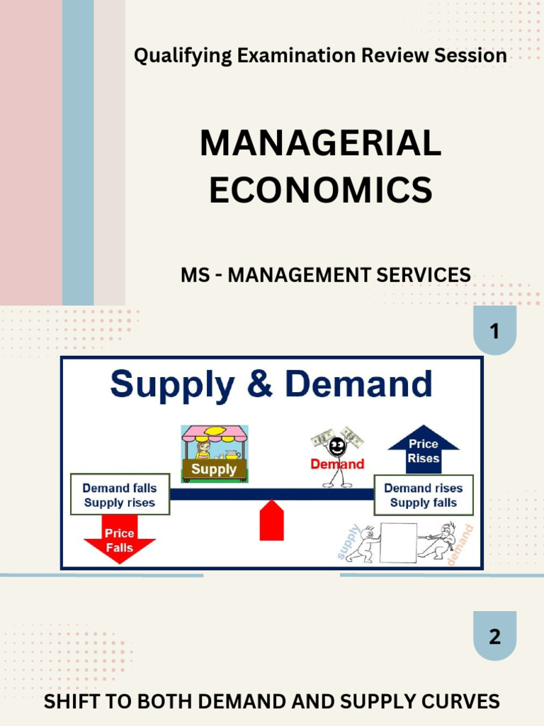 Managerial Economics | PDF