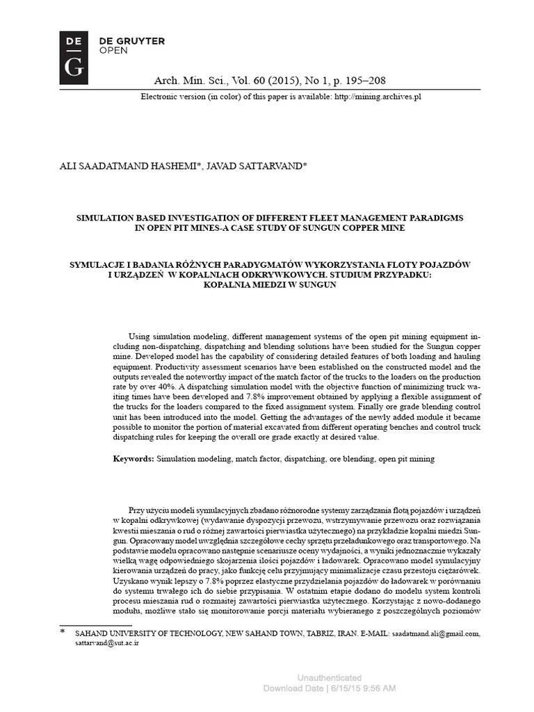 Simulation Based Investigation of D | PDF