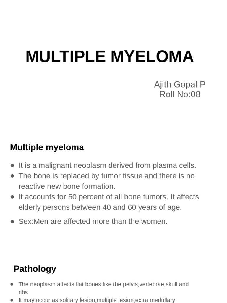 Multiple Myeloma | PDF