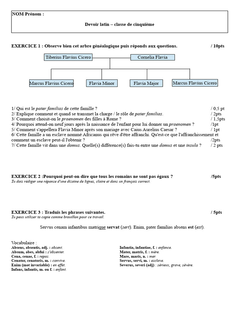 Séquence III - Evaluation Sommative | PDF