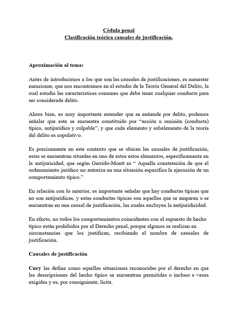 Cedula Penal Cesar | PDF