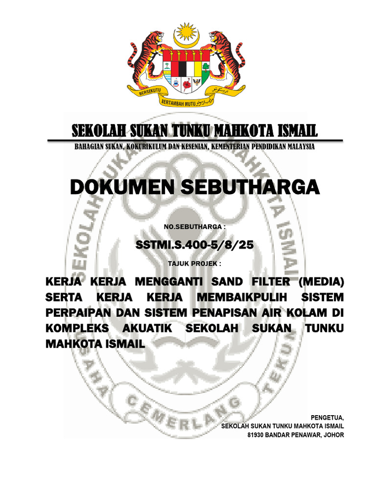 Dokumen Sebutharga | PDF