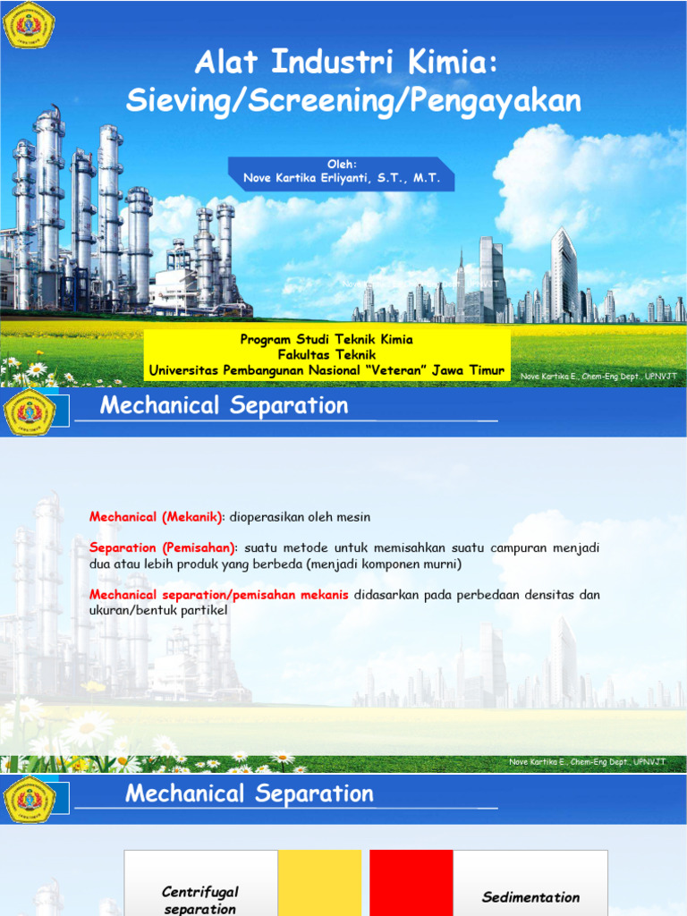W.11. Sieving - Screening (Ayakan) - Nke | PDF