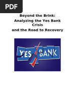 Case Study Yes Bank | PDF | Banks | Reserve Bank Of India