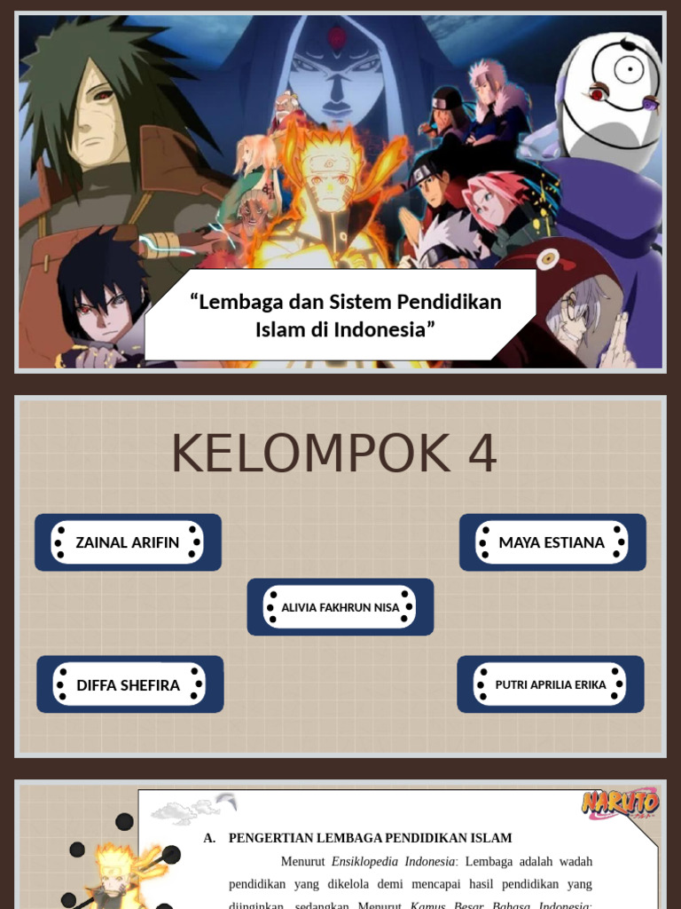 @S.PEND ISLAM (Kelompok 4 - Lembaga Dan Sistem Pendidikan Islam Di Indonesia) | PDF