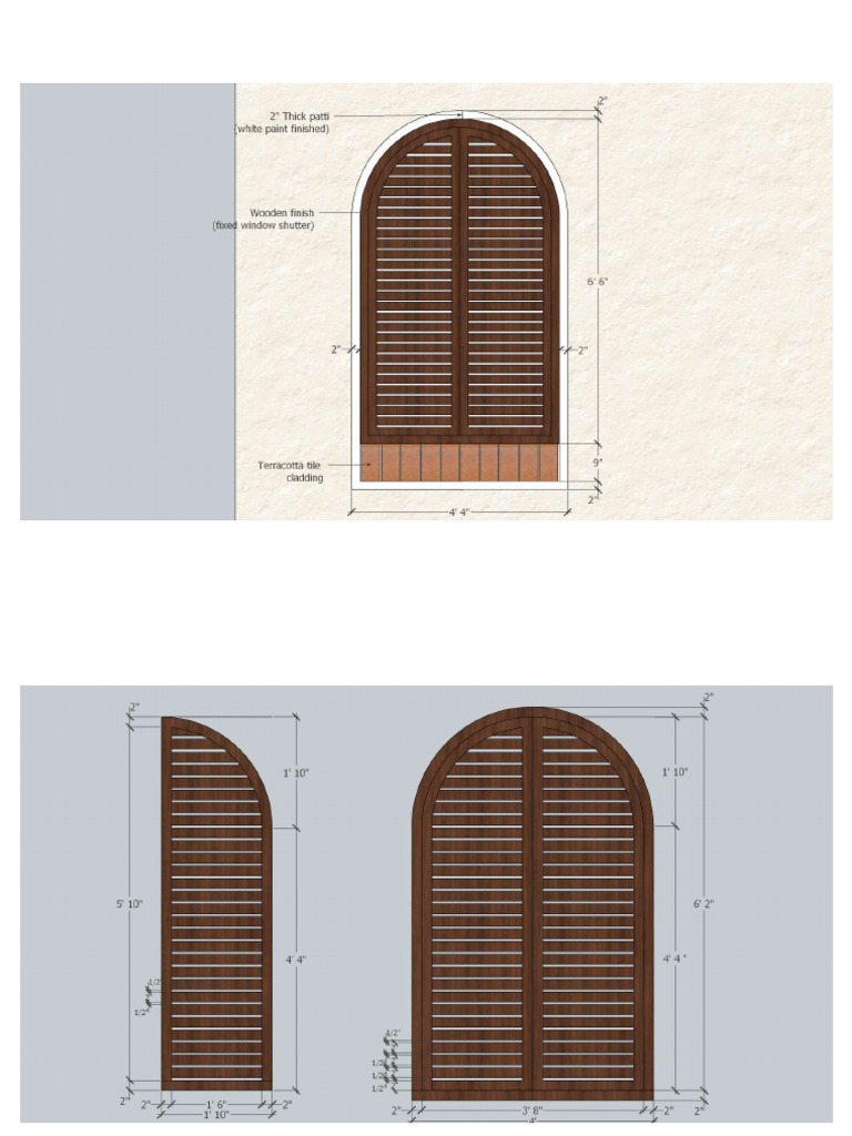 Fake Window Detail Drawing | PDF