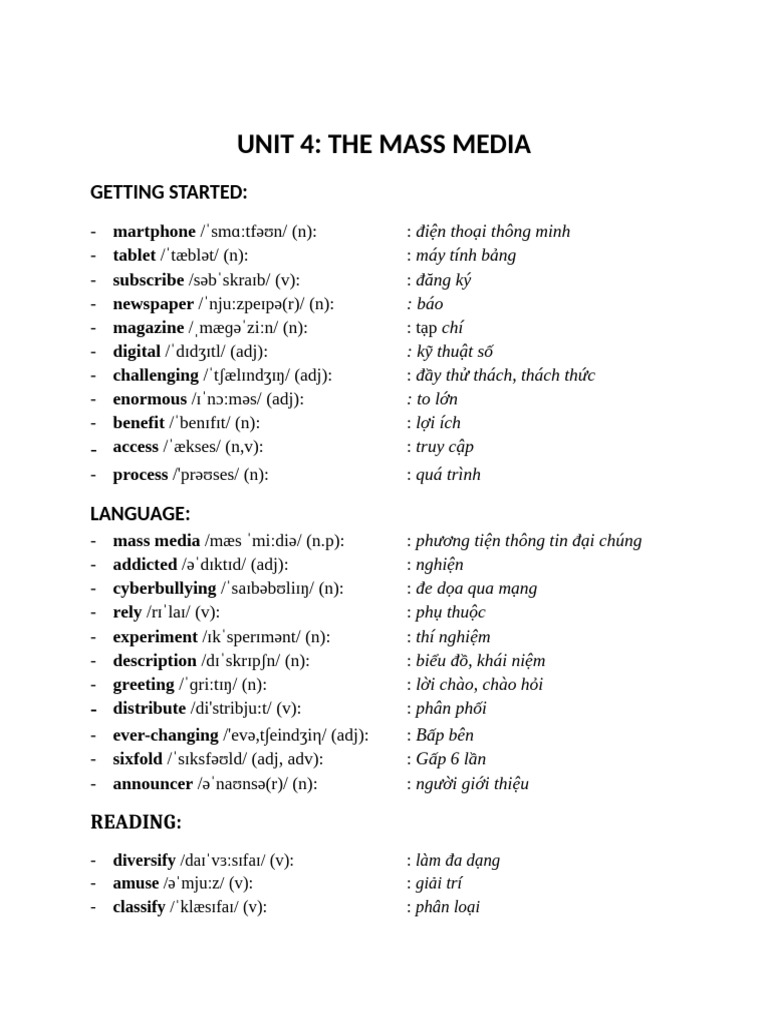 T 2 - UNIT 4-8 | PDF