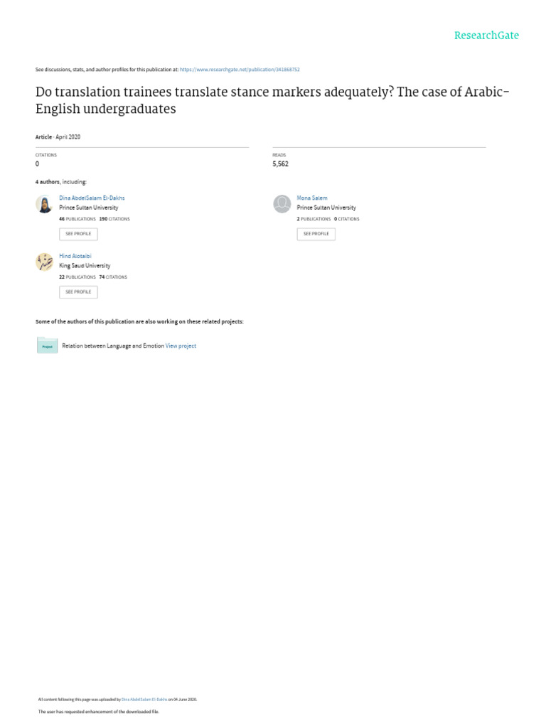 Attitude Questionnaire | PDF