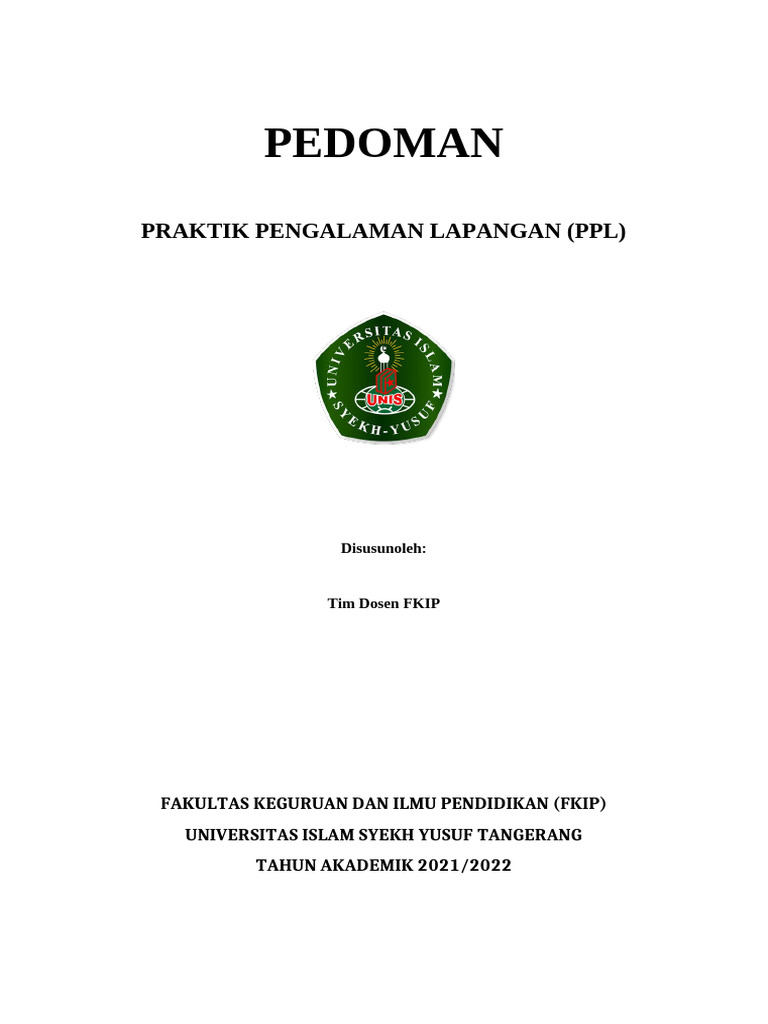 Pedoman PPL 2022 | PDF